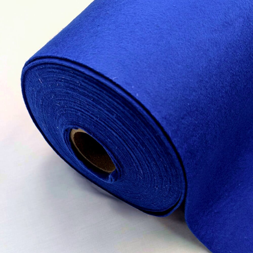 Blue Felt Fabric by the metre|100% Polyester Felt conforms to EN71 1-3: ...
